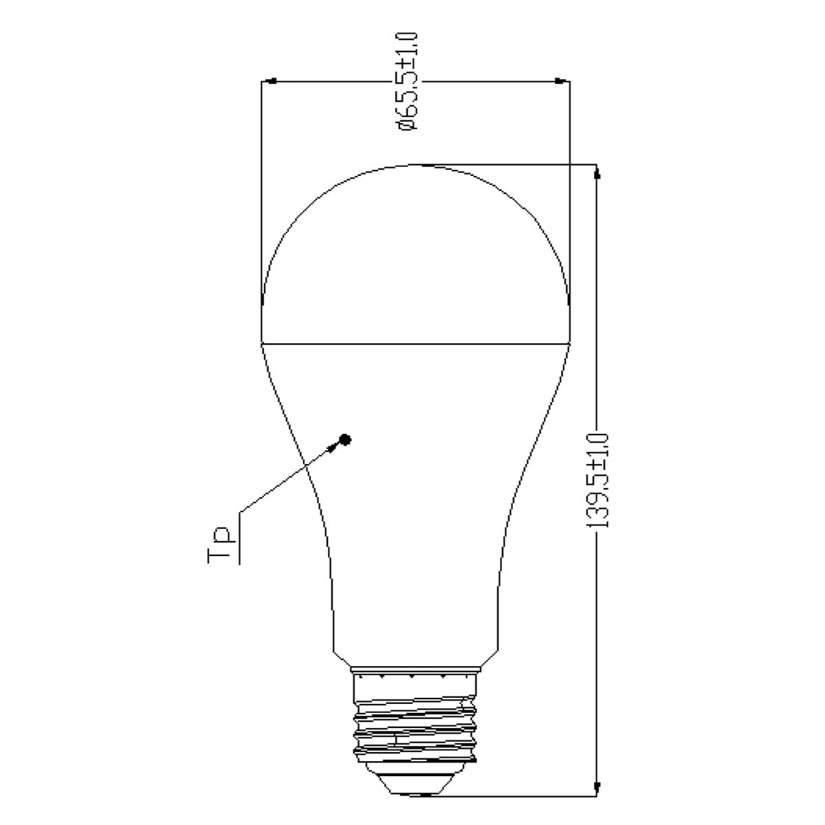0026652 - ToLEDo GLS V3 1521LM 840 E27 SL - Professional