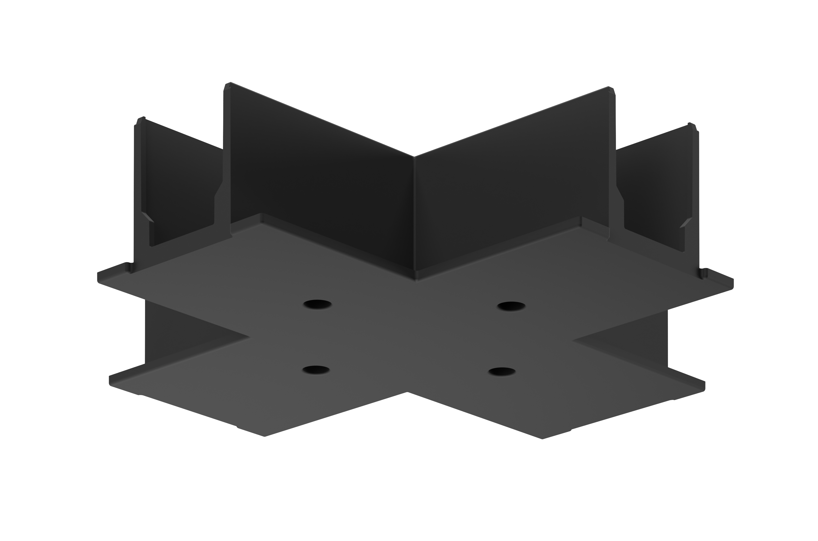 9200750 - OneTrack Recessed Cover X-Feed Black s-9017-r/6-b - Professional