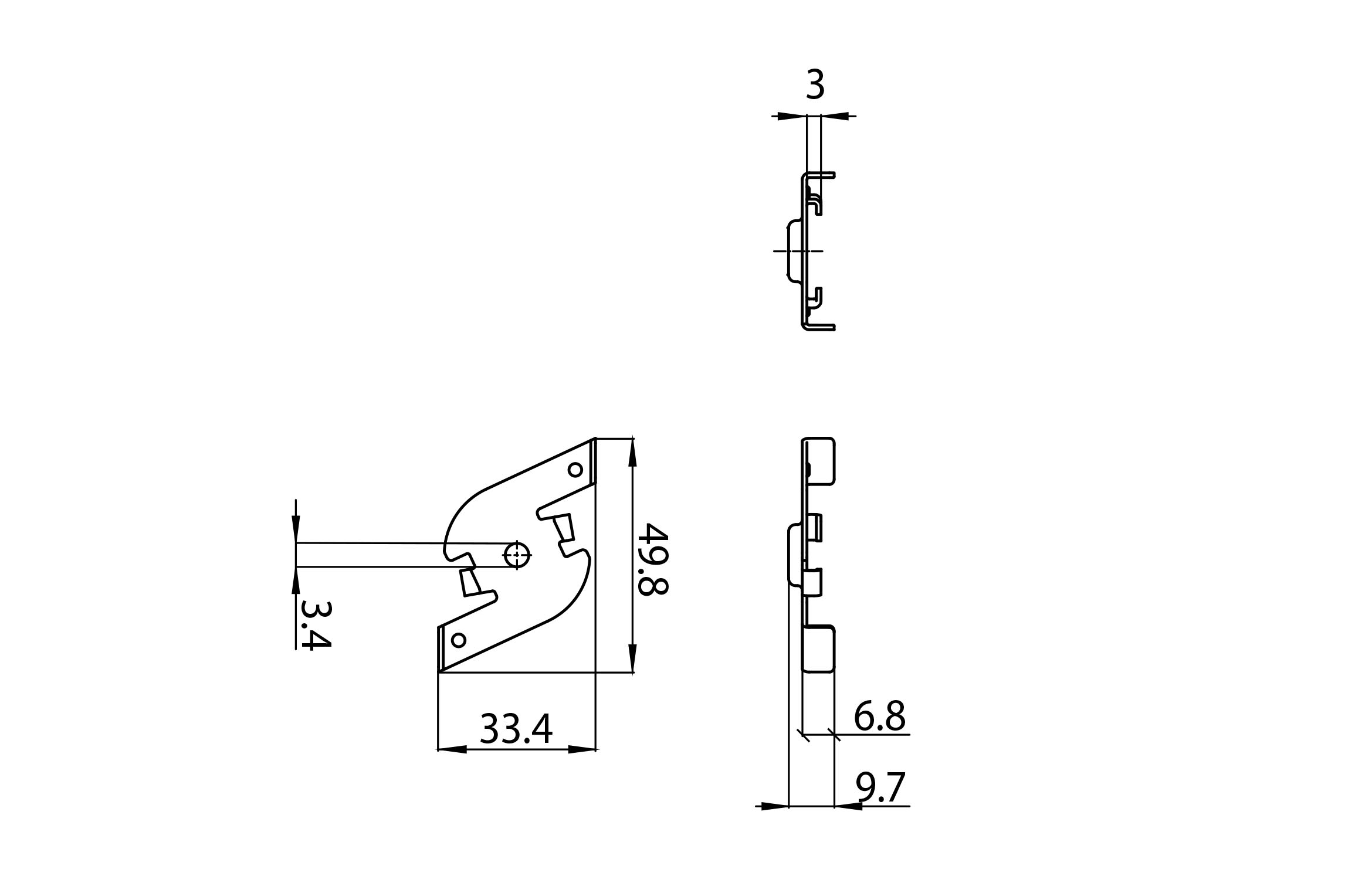 9200765 - OneTrack Fast Fixing Clamp Black s-9000/115-b - Professional
